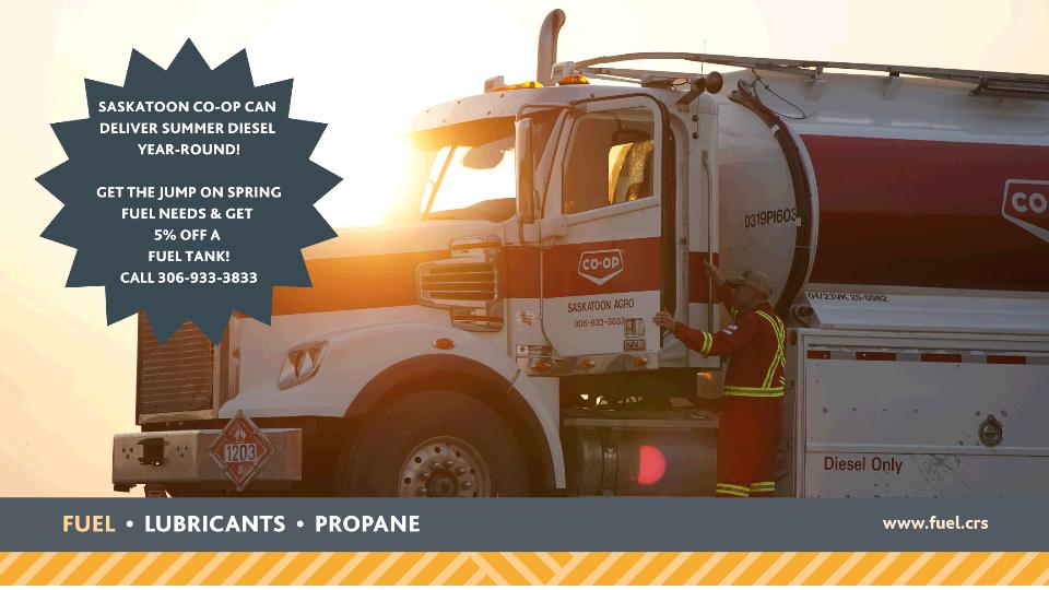 Book Your Summer Diesel with Saskatoon Co-op | Saskatoon Co-op